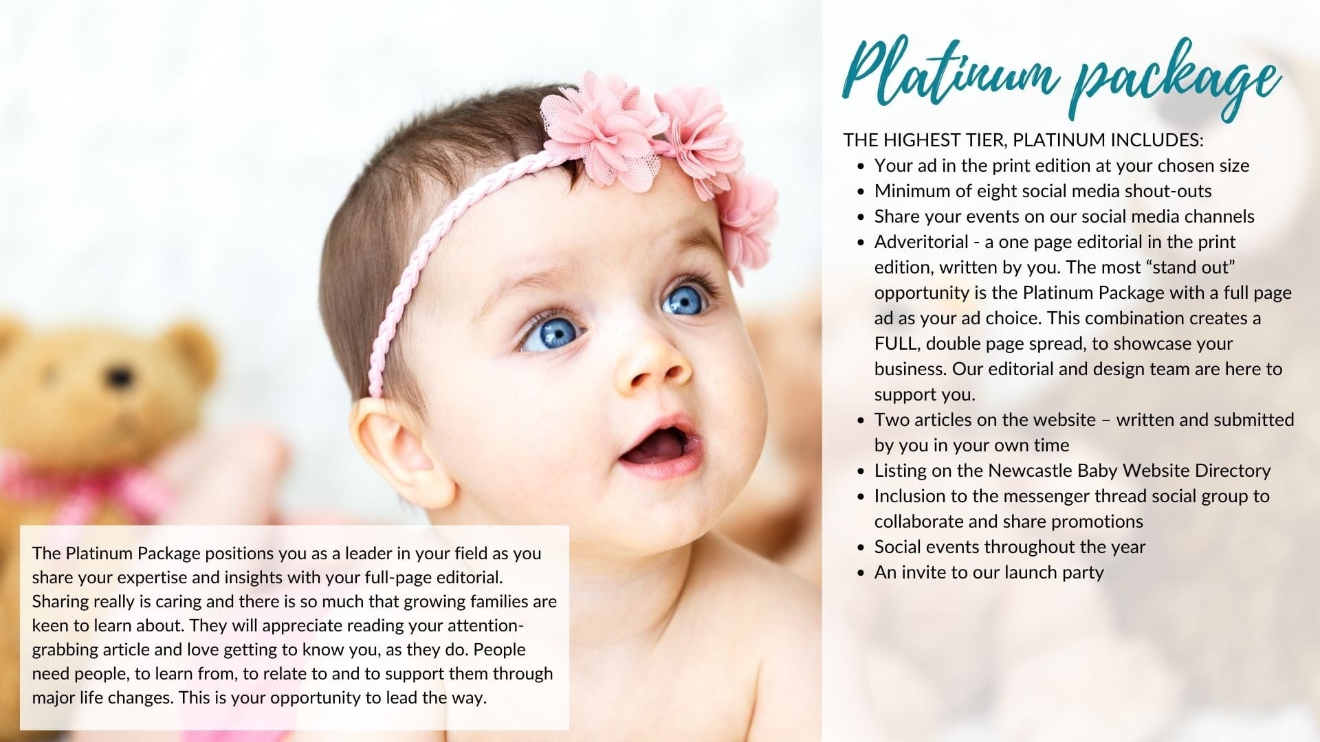 Newcastle Baby 2025 - Media Kit