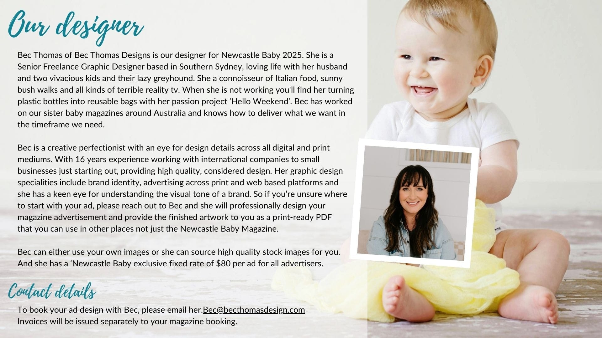 Newcastle Baby 2025 - Media Kit